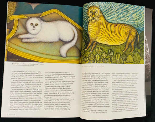 Morris Hirshfield Feature in Raw Vision Magazine – Allison C. Meier